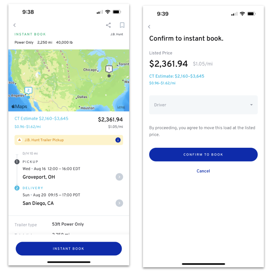 What are "Instant Book" Loads? – CloudTrucks